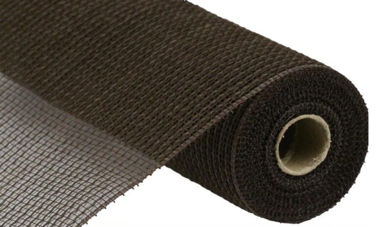 Brown Deco Poly Mesh - 21" x 10 yd. - Schroth Wholesale Supply Co